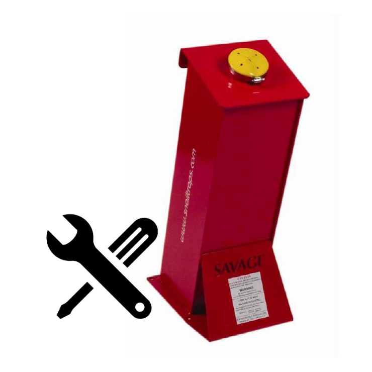 Servicing of Free-Standing Check-it Clearing Station